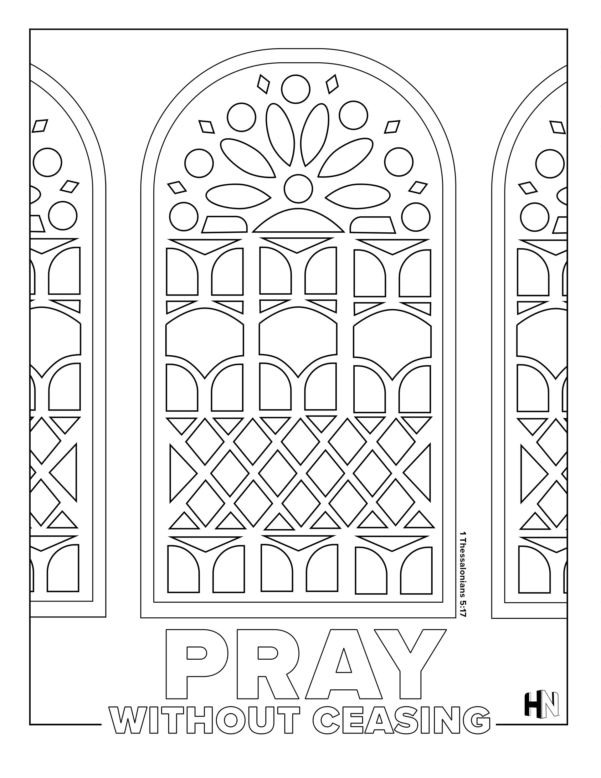 5 Free Printable Bible Coloring Sheets for Kids and Parents to Enjoy ...